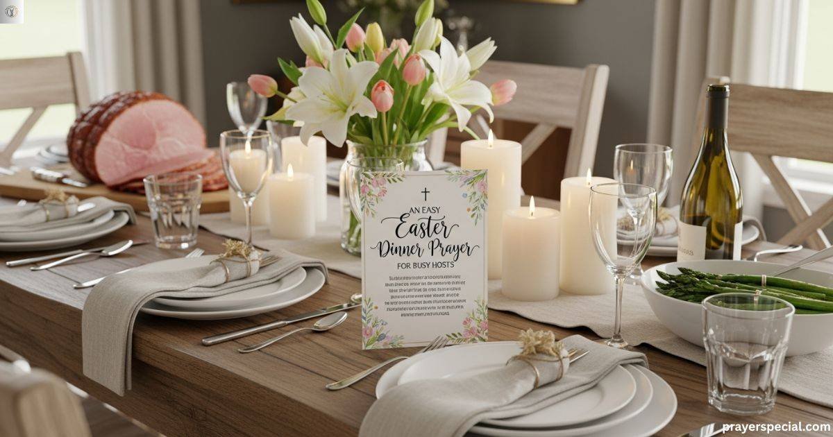 7 Beautiful Easter Dinner Prayer Examples for Families