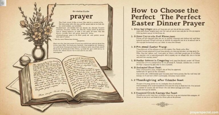 7 Beautiful Easter Dinner Prayer Examples for Families
