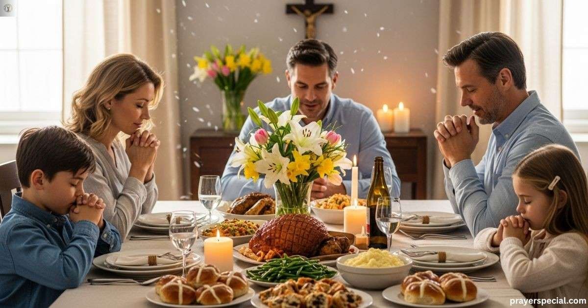 7 Beautiful Easter Dinner Prayer Examples for Families