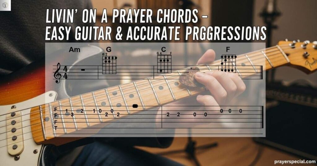 Livin On A Prayer Chords Easy Guitar Accurate Progressions Livin On A Prayer Chords Easy Guitar Accurate Progressions